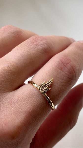 Fire Ring | Flame Ring | Thin Simple Ring – Stefanie Sheehan